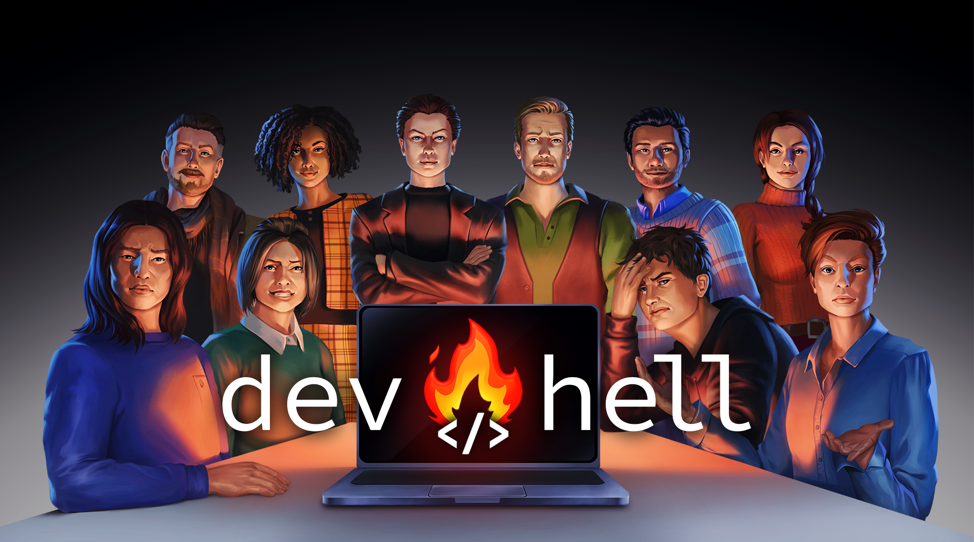 dev_hell wants you to stare deep into the corporate void, roguelike ...