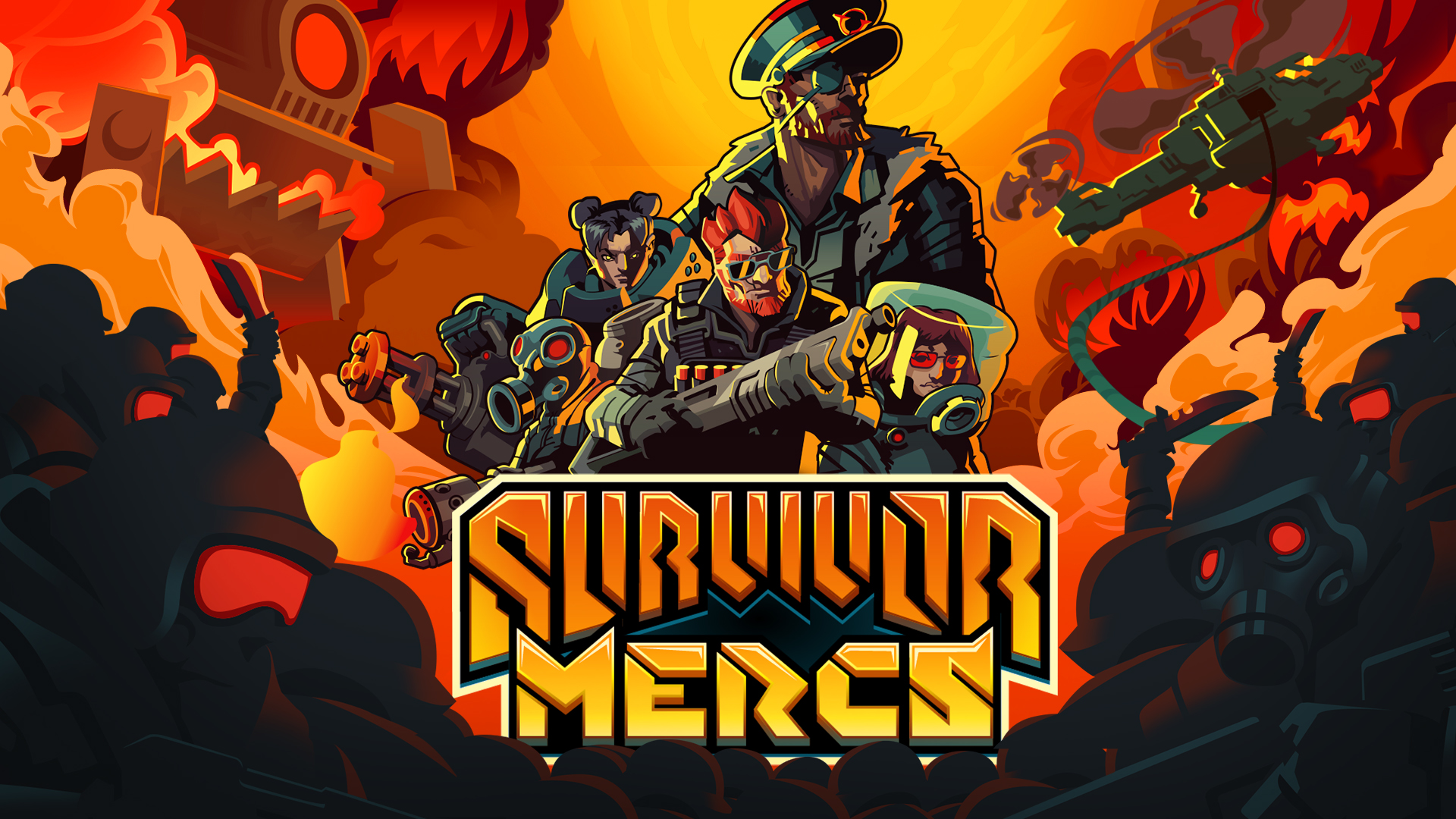 Chaotic bullet hell roguelite Survivor Mercs is debuting on PlayStation ...